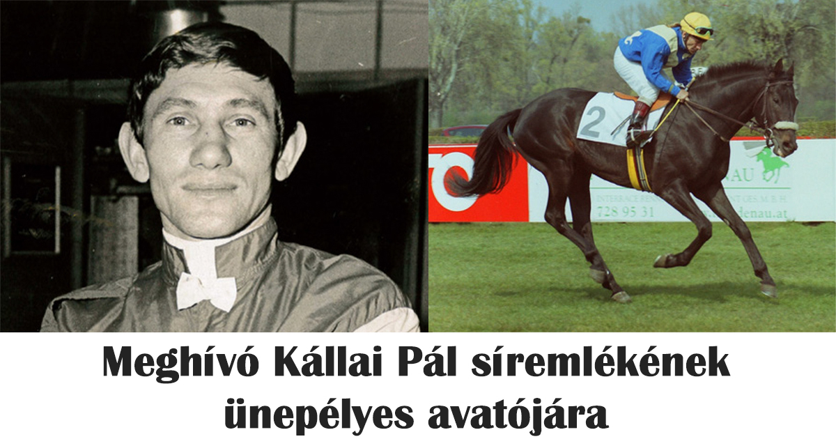 Riderline | Meghívó Kállai Pál síremlékének ünepélyes avatójára